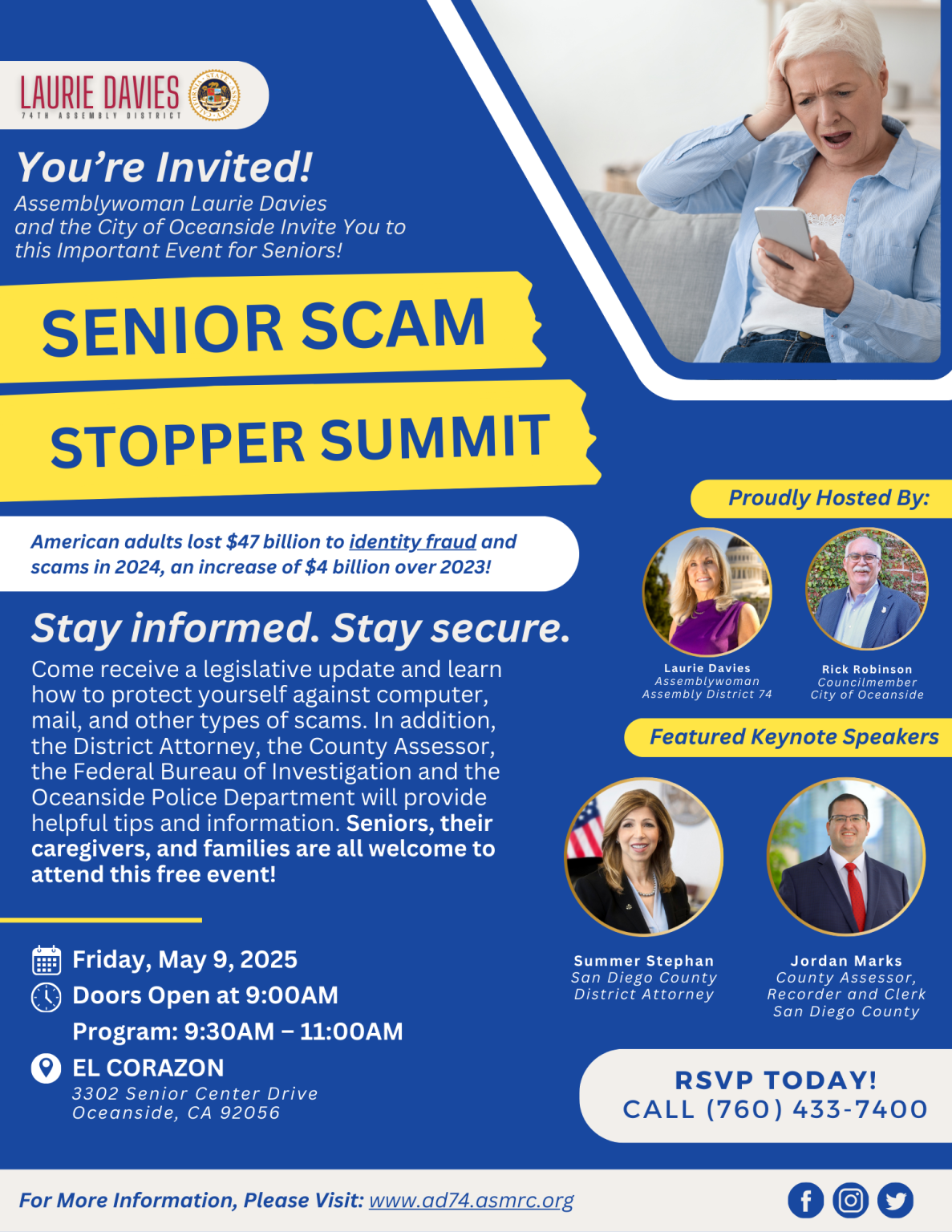 2025 Senior Scam Stopper Summit – Oceanside - AD74 | Davies